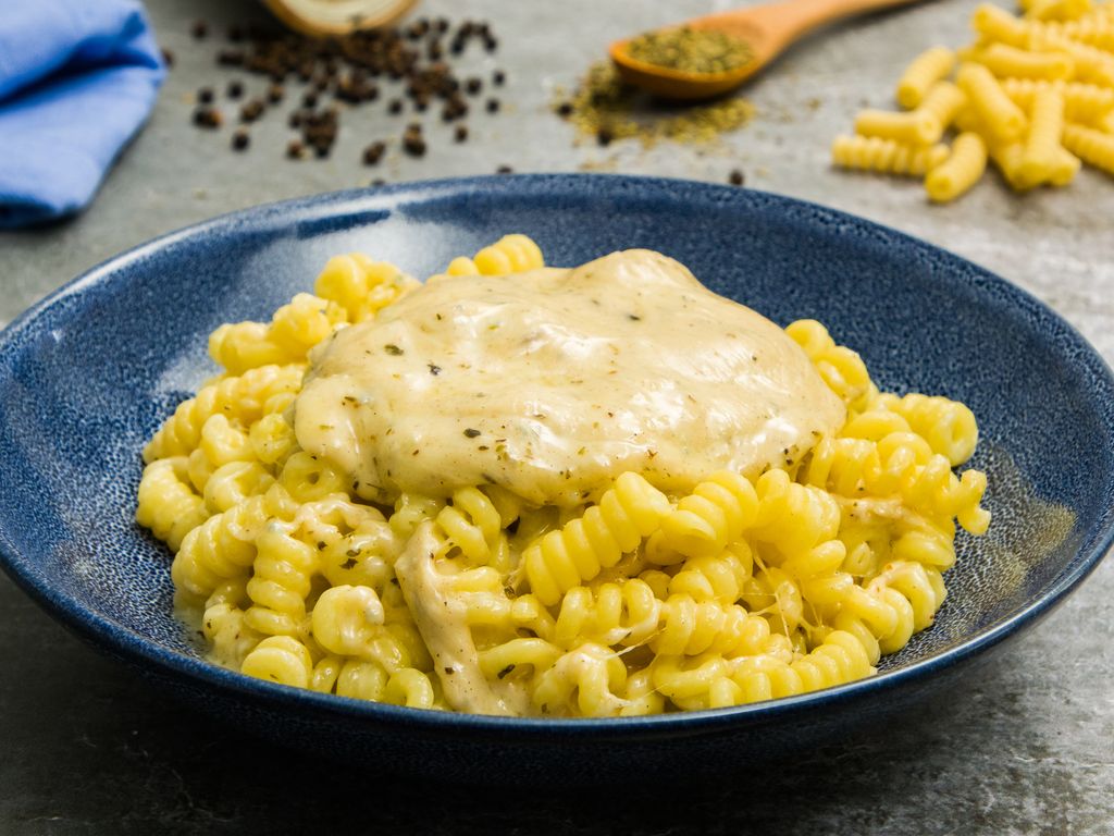 Pâtes en sauce aux 4 fromages : Recette de Pâtes en sauce aux 4 fromages