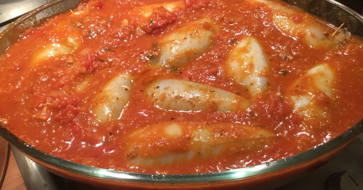 Calamars farcis à la provençale : recette de Calamars farcis à la ...