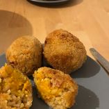 Arancini au Parmesan et potimarron : Recette de Arancini au Parmesan et potimarron