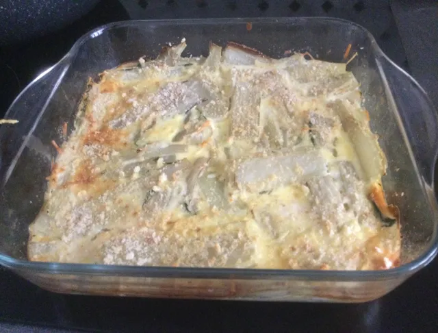 Gratin de blettes express : recette de Gratin de blettes express