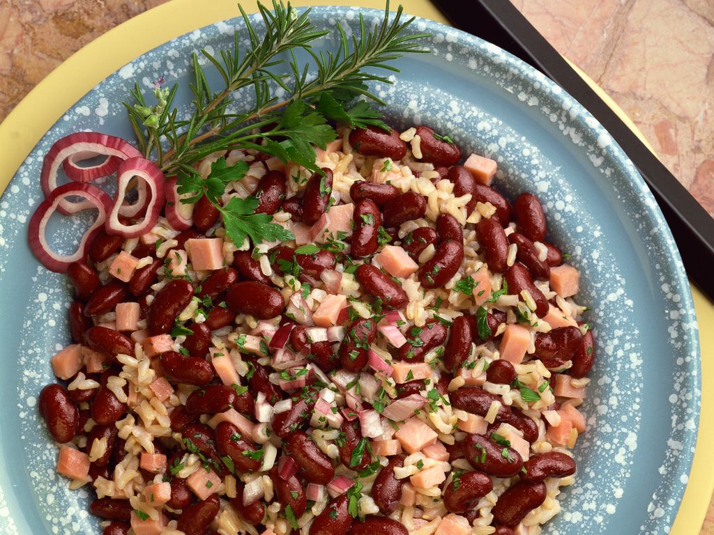 Riz et haricots rouges (à la créole) : Recette de Riz et haricots ...