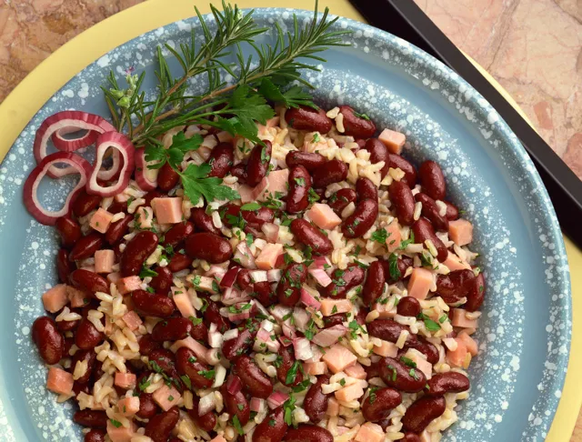 Riz et haricots rouges (à la créole) : recette de Riz et haricots ...