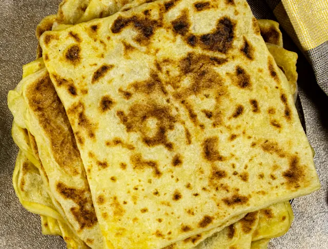 mahjouba ou crêpes fourrées franco-algérienne : recette de mahjouba ou ...