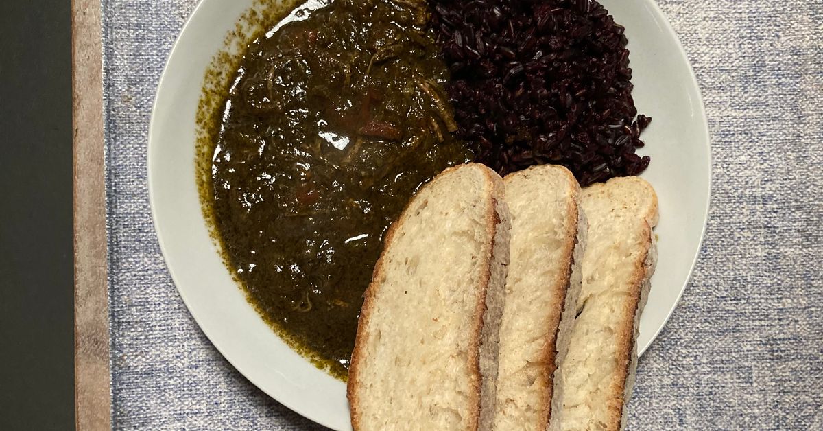 Mloukhia / Mlookhiyah ou corette soupe : recette de Mloukhia ...