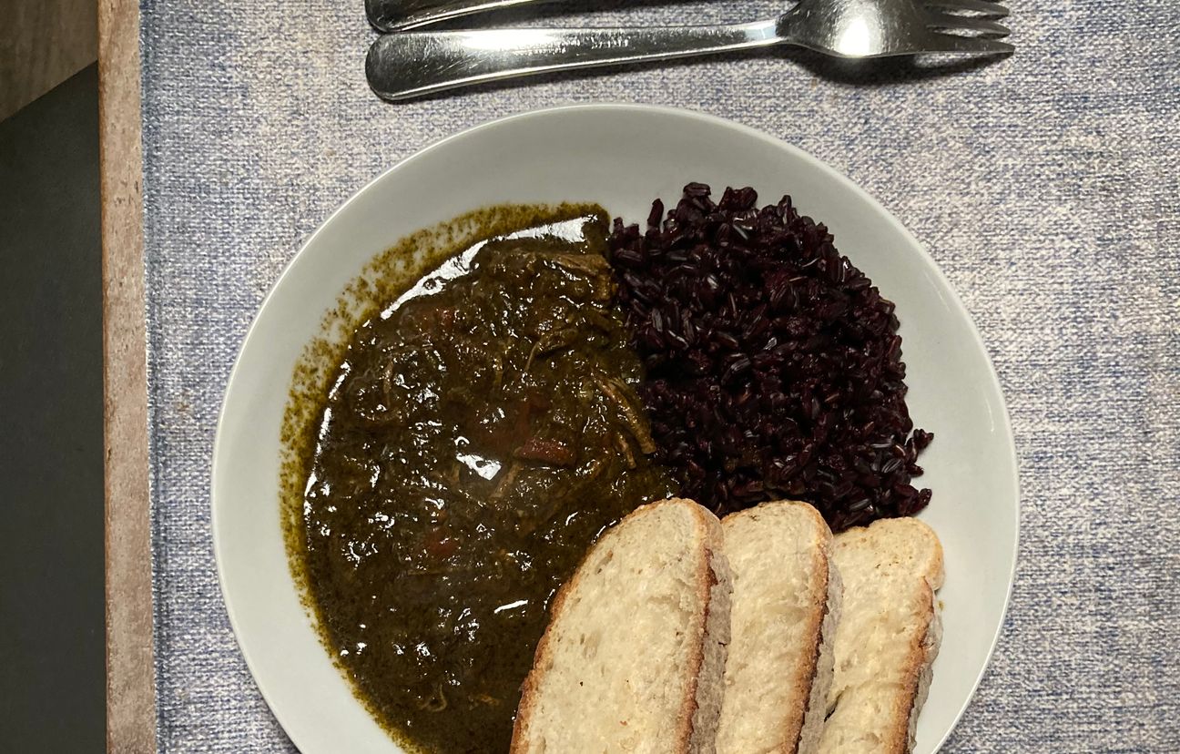 Mloukhia / Mlookhiyah ou corette soupe : Recette de Mloukhia ...