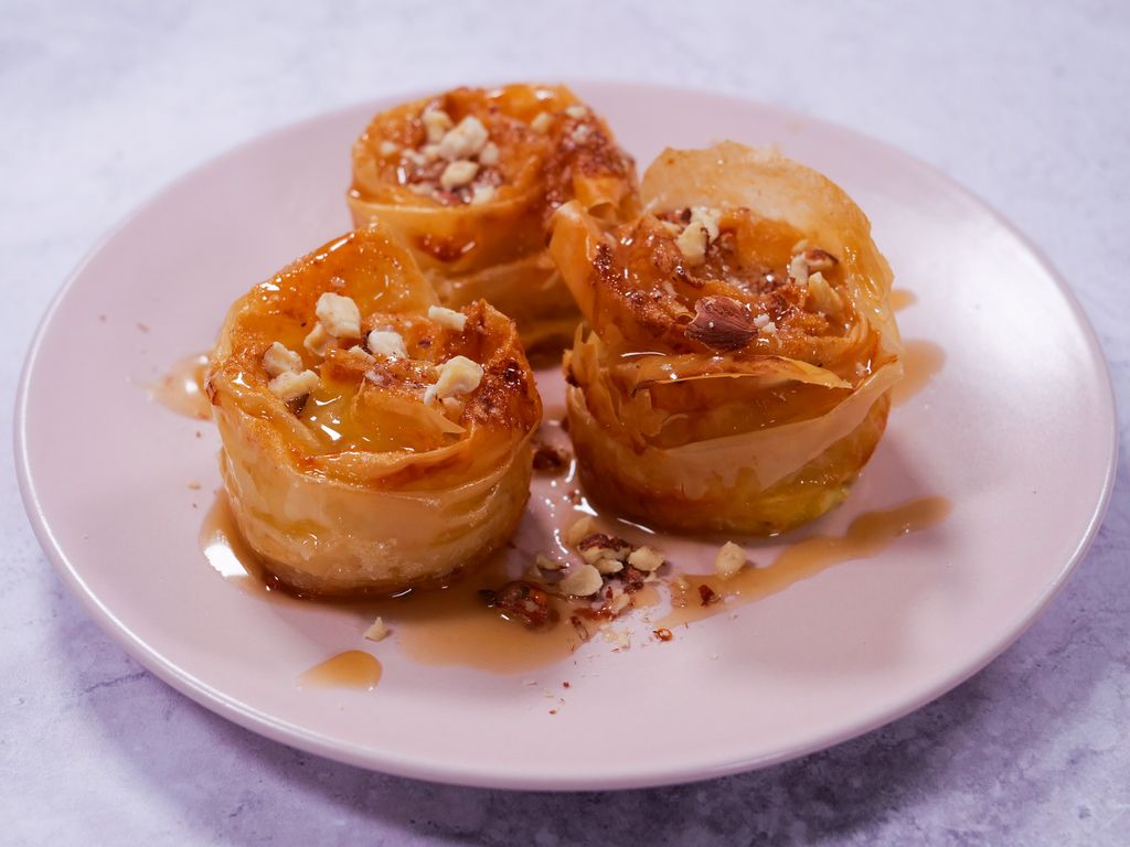 Gâteaux à la pâte filo (crinkle filo cake) : Recette de Gâteaux à la ...