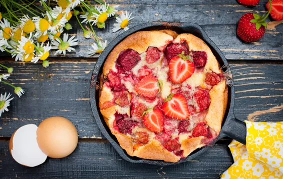 Clafoutis aux pêches facile : nos délicieuses recettes de clafoutis aux ...