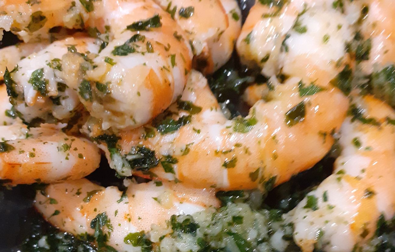 Persillade de crevettes : Recette de Persillade de crevettes