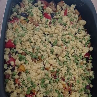 Crumble aux légumes du soleil : Recette de Crumble aux légumes du soleil