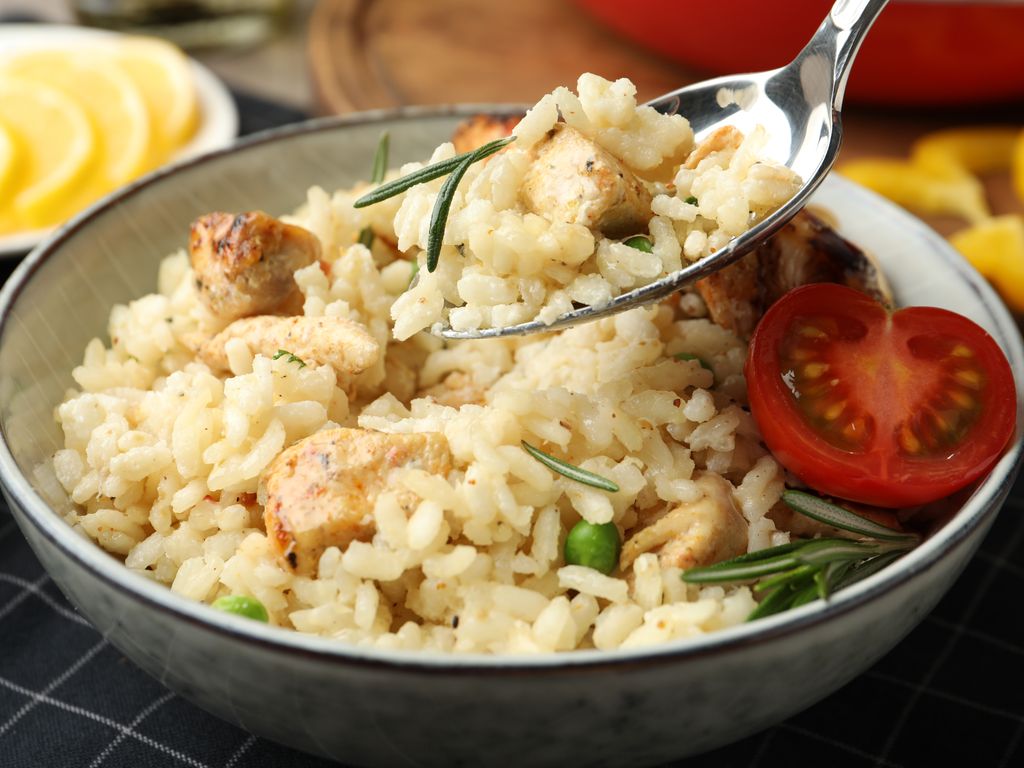 Risotto de poulet au Cookeo : Recette de Risotto de poulet au Cookeo