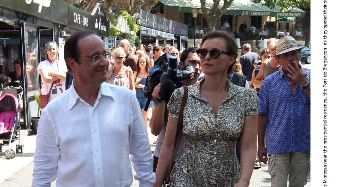 Valérie Trierweiler et François Hollande : Leurs photos à la plage