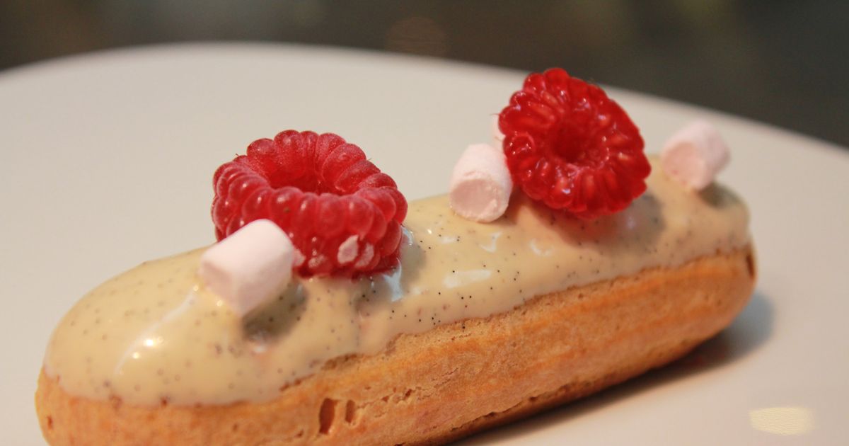 Recette d'éclair à la framboise : éclair allégé à la framboise facile ...