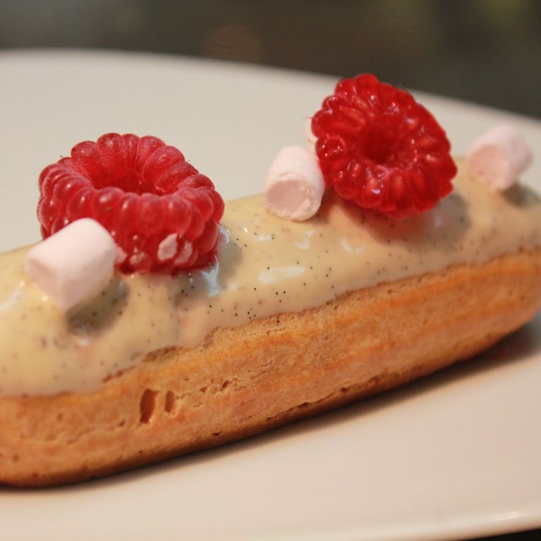 Recette d'éclair à la framboise : éclair allégé à la framboise facile ...