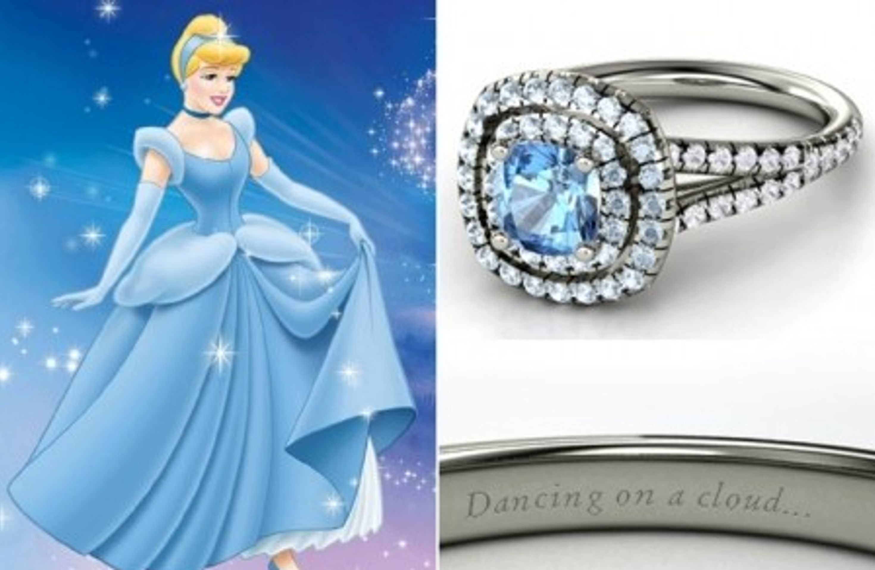 Des bagues de fiançailles inspirées des princesses Disney