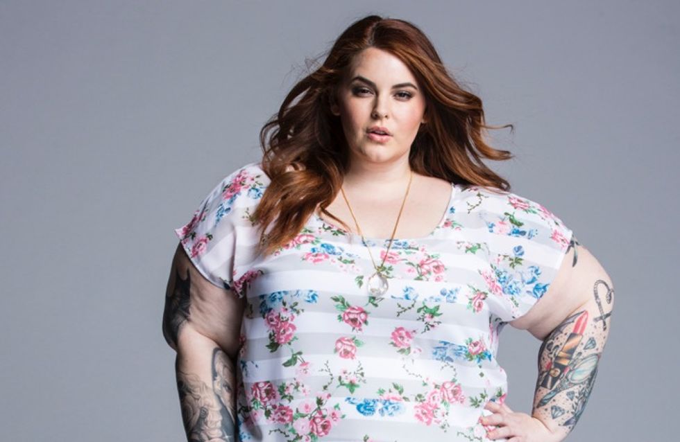 Tess Holliday, mannequin plus size, dans un shooting sans retouche