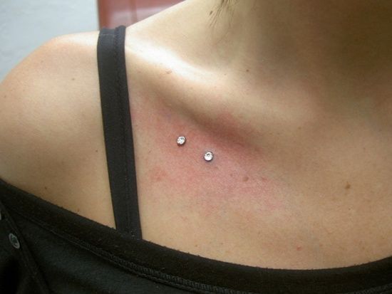 Surface Clavicle Piercing