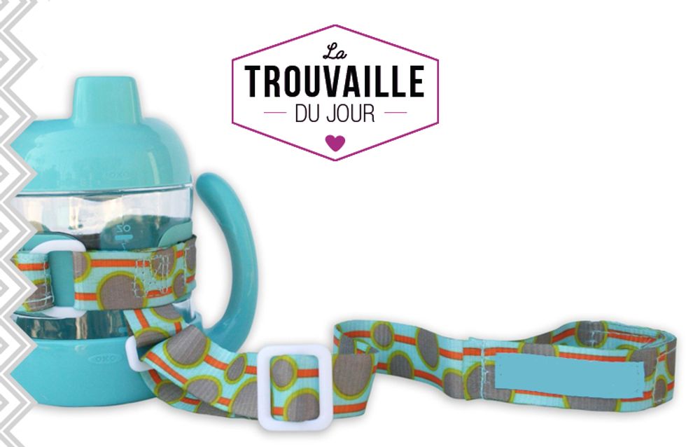 Accroche biberon anti bébé relou