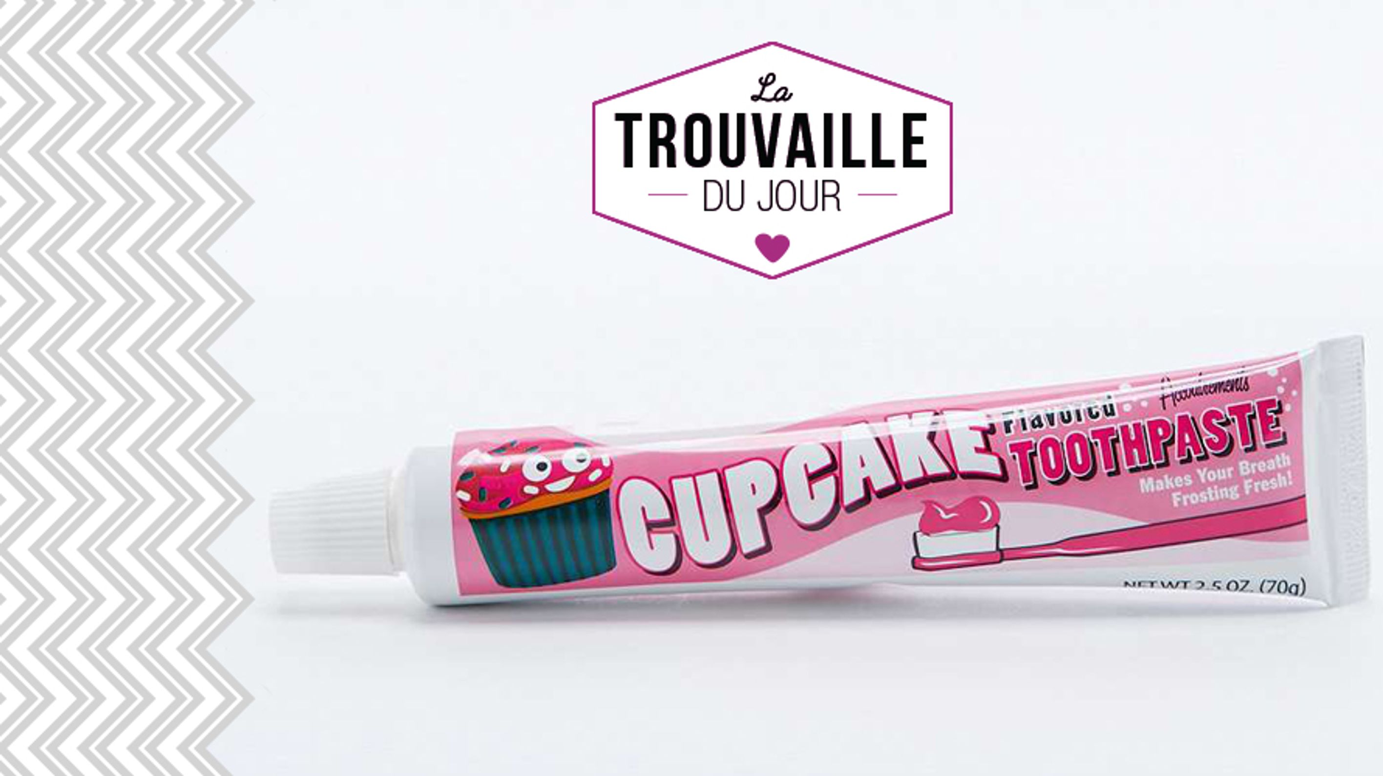 Dentifrice cupcake, quand hygiène bucco-dentaire rime avec gourmandise
