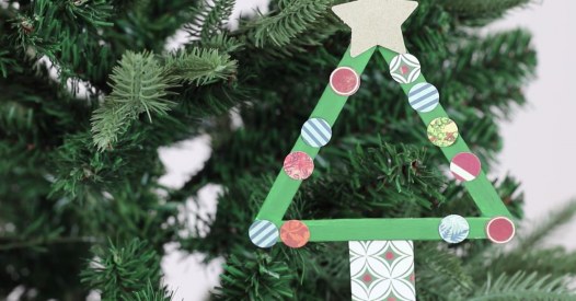 DIY : Une suspension géométrique pour mon sapin de Noël (Vidéo)