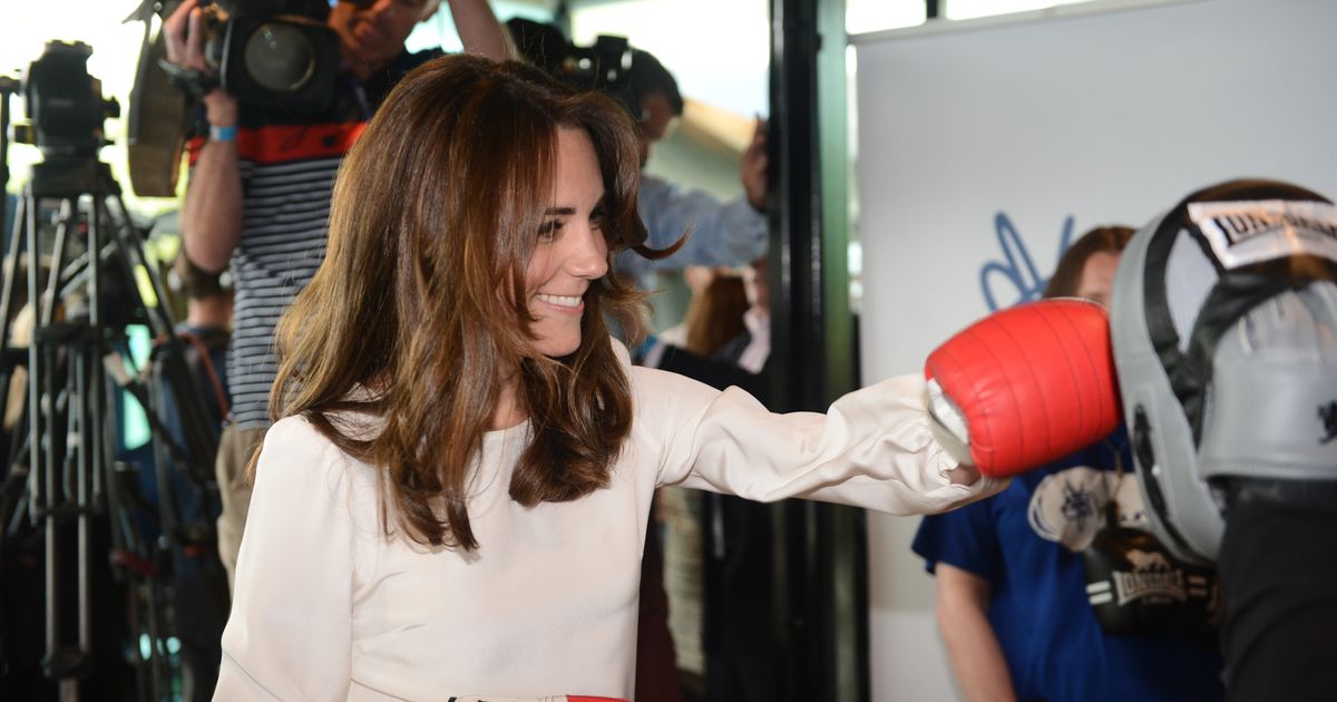 Kate Middleton se met à la box pour Heads Together