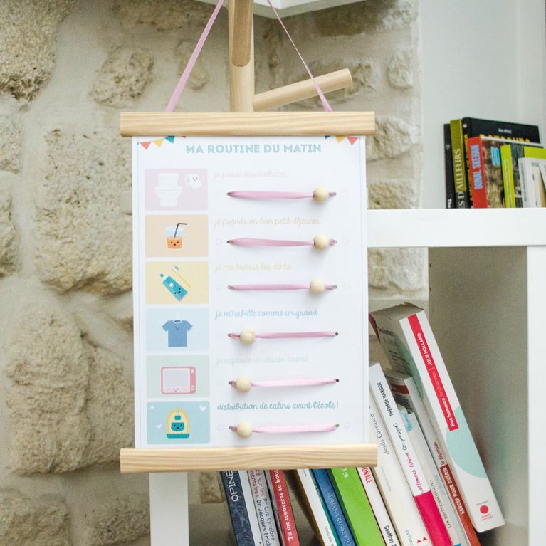 La routine du matin avant de partir à l'école