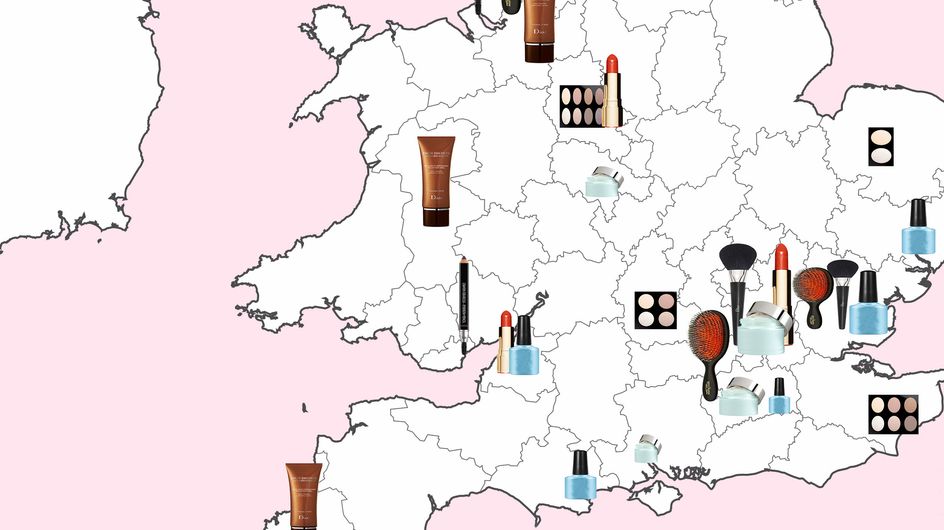 UK Beauty Map 2016 Reveals Most Popular Make Up Product For Every Area