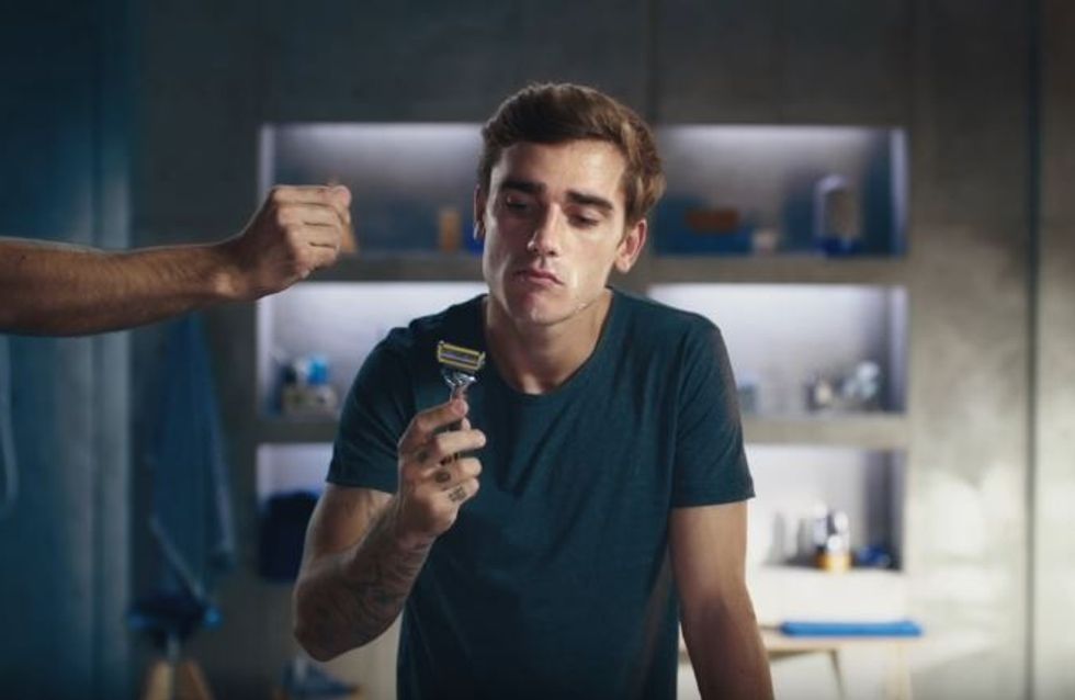 Antoine Griezmann se lâche dans deux nouvelles pub Gillette (Vidéos)