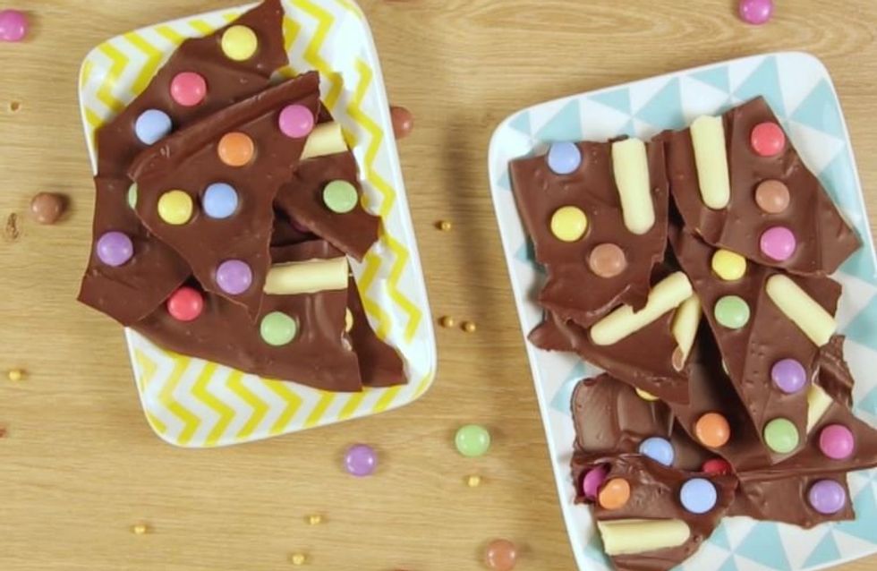 Recette : une tablette de chocolat colorée et gourmande (vidéo)