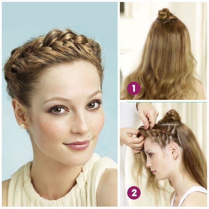 Tresse couronne : Je me fait une couronne tressée de princesse (tuto)