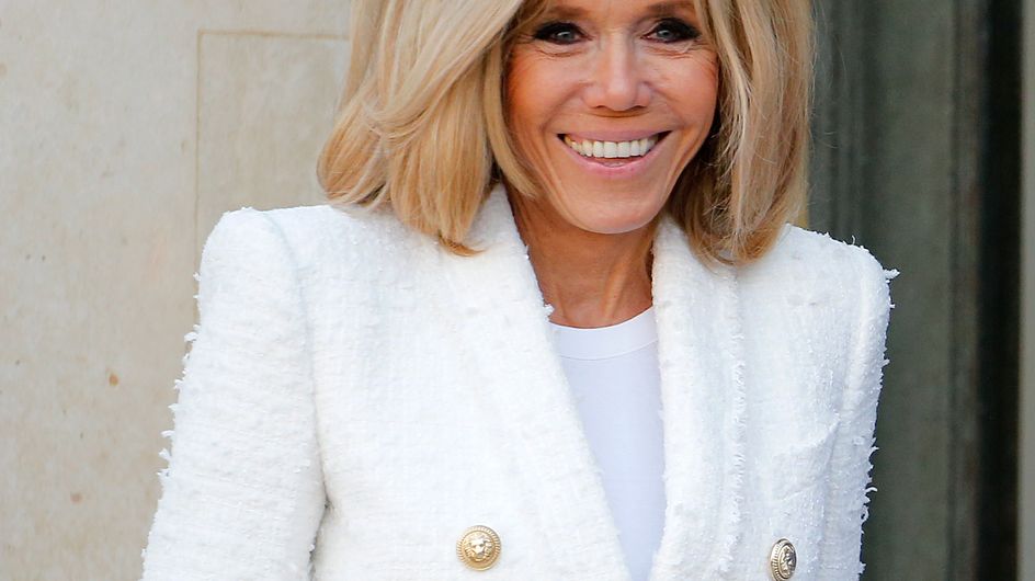 Au sommet de l'OTAN, Brigitte Macron se démarque en smoking