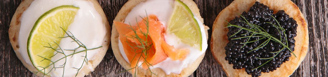 Nos recettes de blinis pour Noël