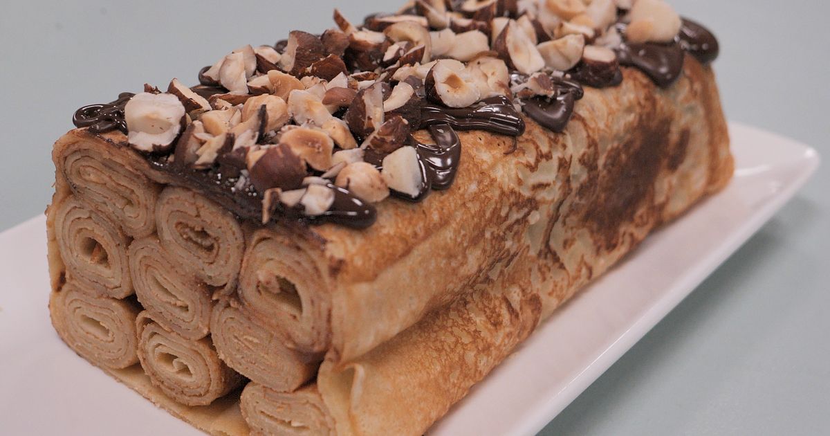 Réalisez un gâteau de crêpes gourmand au caramel et chocolat pour la ...
