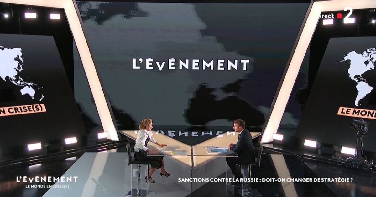 Emmanuel Macron sur France 2 : le président gêné, moment de flottement ...