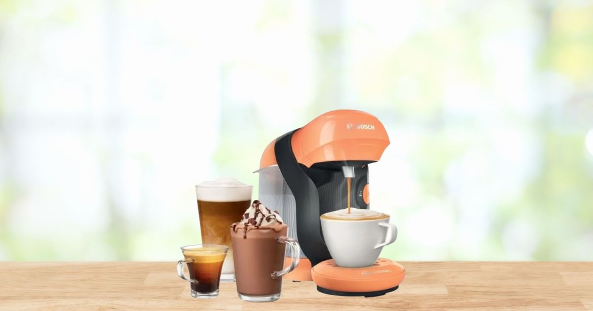 Cette jolie machine à café Tassimo couleur pêche voit son prix ...