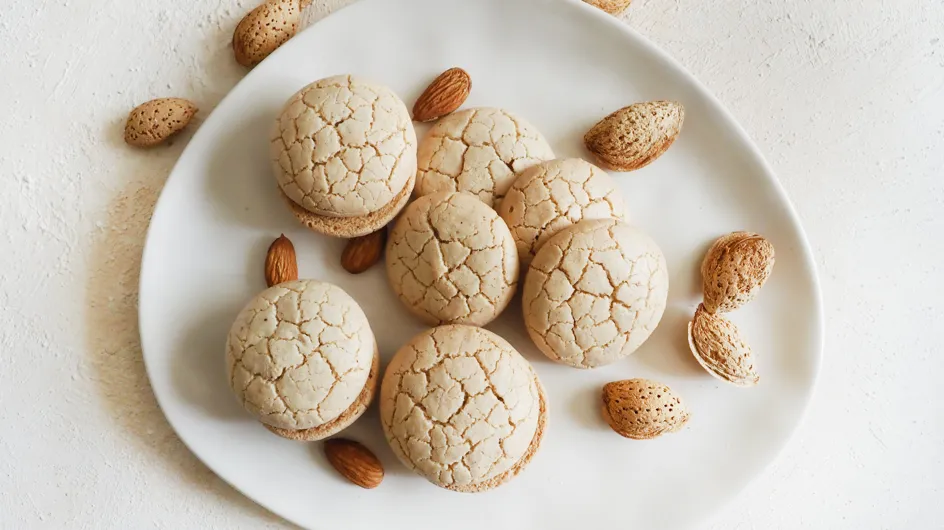 Cette recette de biscuits aux amandes en 2 ingrédients, sans sucre et ...
