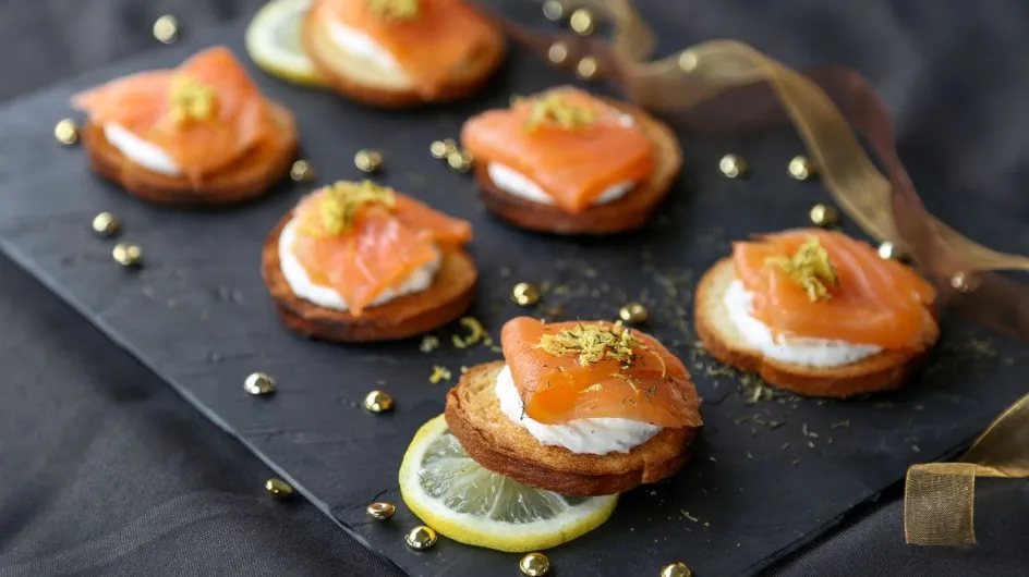 Nos recettes de toasts pour Noël