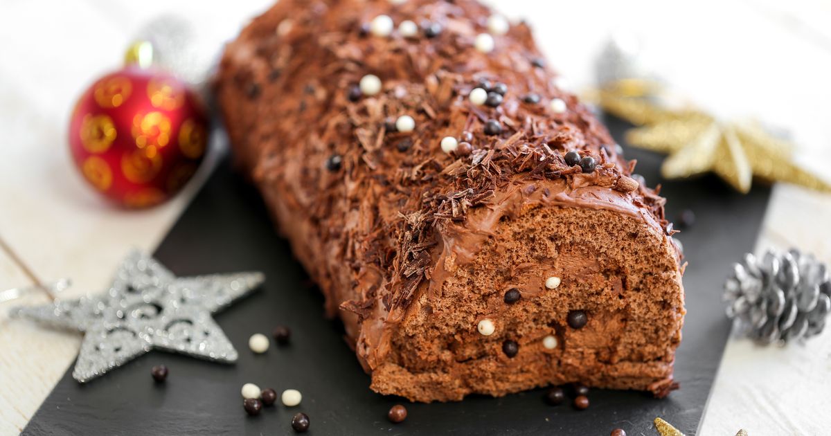 "Je fais cette bûche mousse au chocolat le 31 décembre depuis 10 ans, c ...