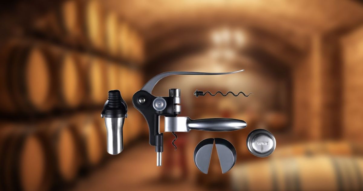 Le prix du set de 5 accessoires pour le vin Masterpro chute de 44% ...