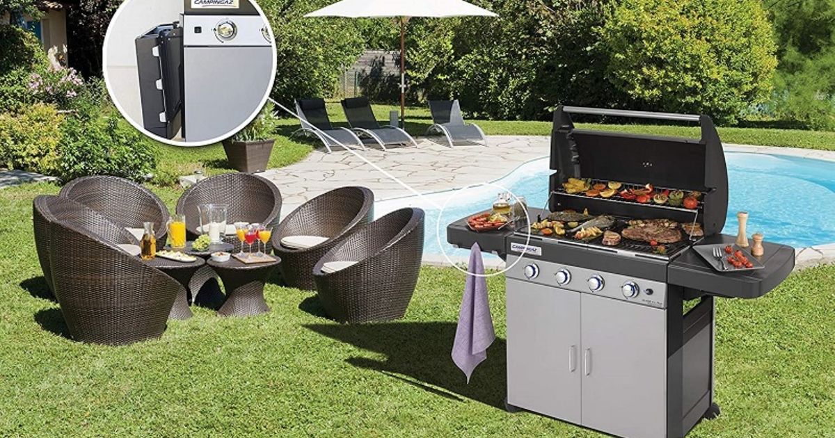 Véritable cuisine de plein air, ce barbecue Campingaz est disponible à ...