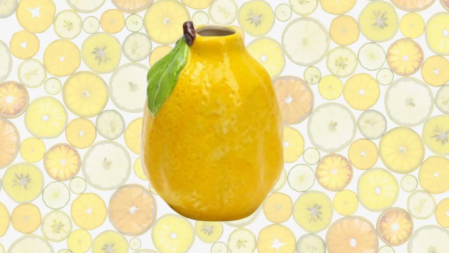Frais et coloré, ce vase citron à moins de 10 euros est idéal pour cet ...