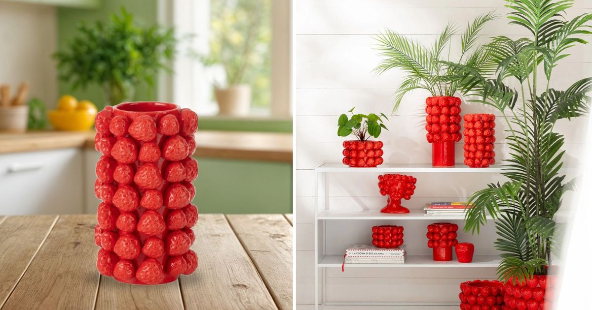 Objet iconique en vue : ce vase fraise en promo à -48% est LA pièce ...