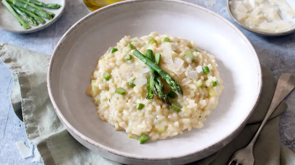 Risotto Aux Asperges Vertes Cyril Lignac