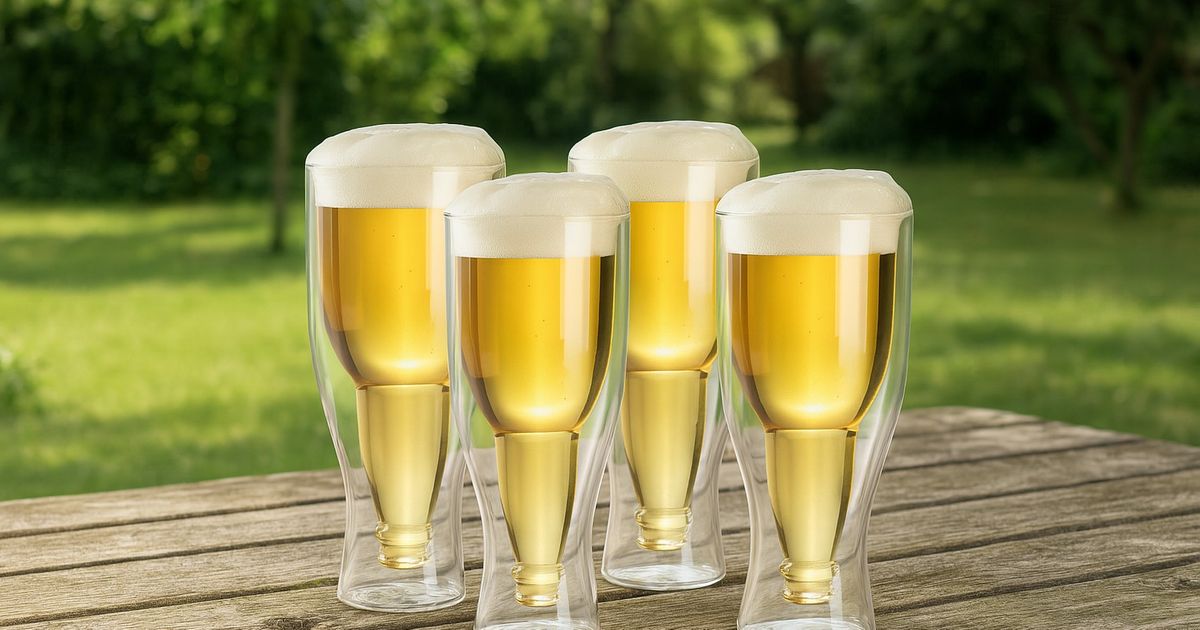 Ces verres à bière en double paroi feront sensation à l’apéro