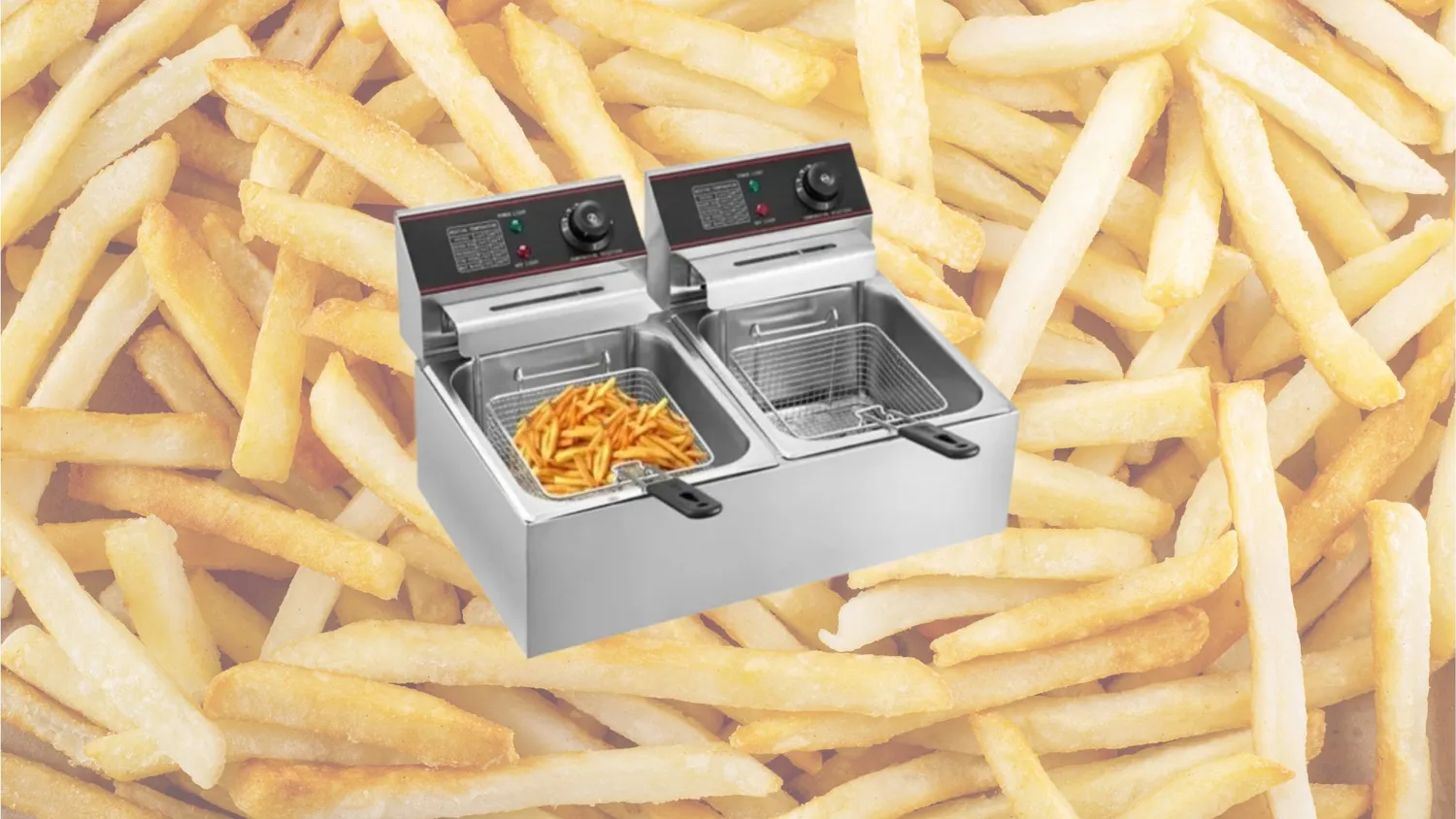 Cette friteuse à double bac de qualité professionnelle est soldée chez ...