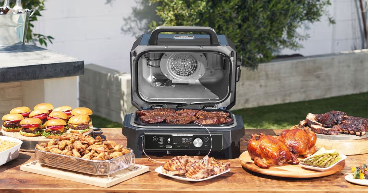 Le Ninja Woodfire Pro Connect XL est en promo : un barbecue électrique ...