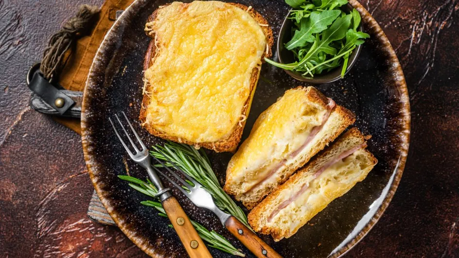 Quand on n'a que 10 minutes pour déjeuner, ce croque-monsieur express ...