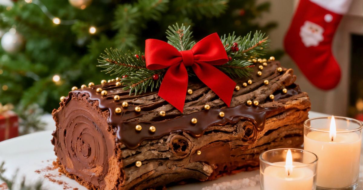 "Je fais cette bûche chocolat-praliné de mon arrière grand-mère chaque ...