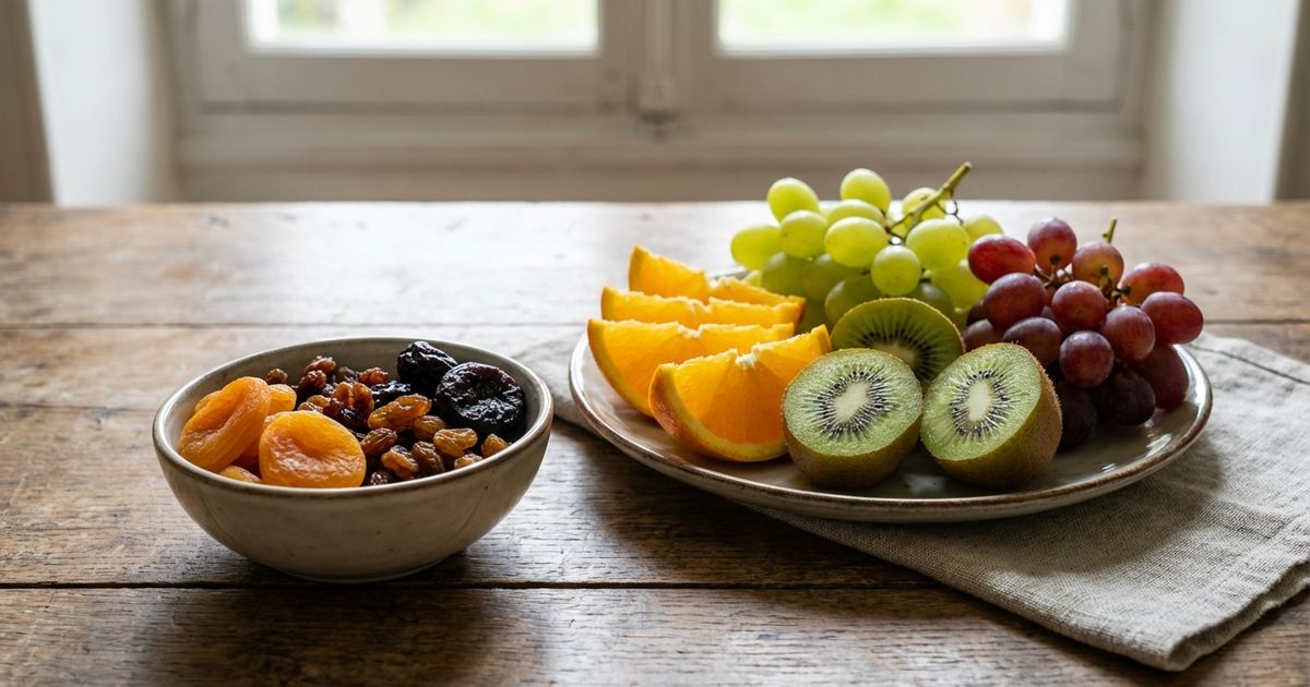 Une poignée de fruits secs vaut-elle un fruit frais ? La réponse va ...