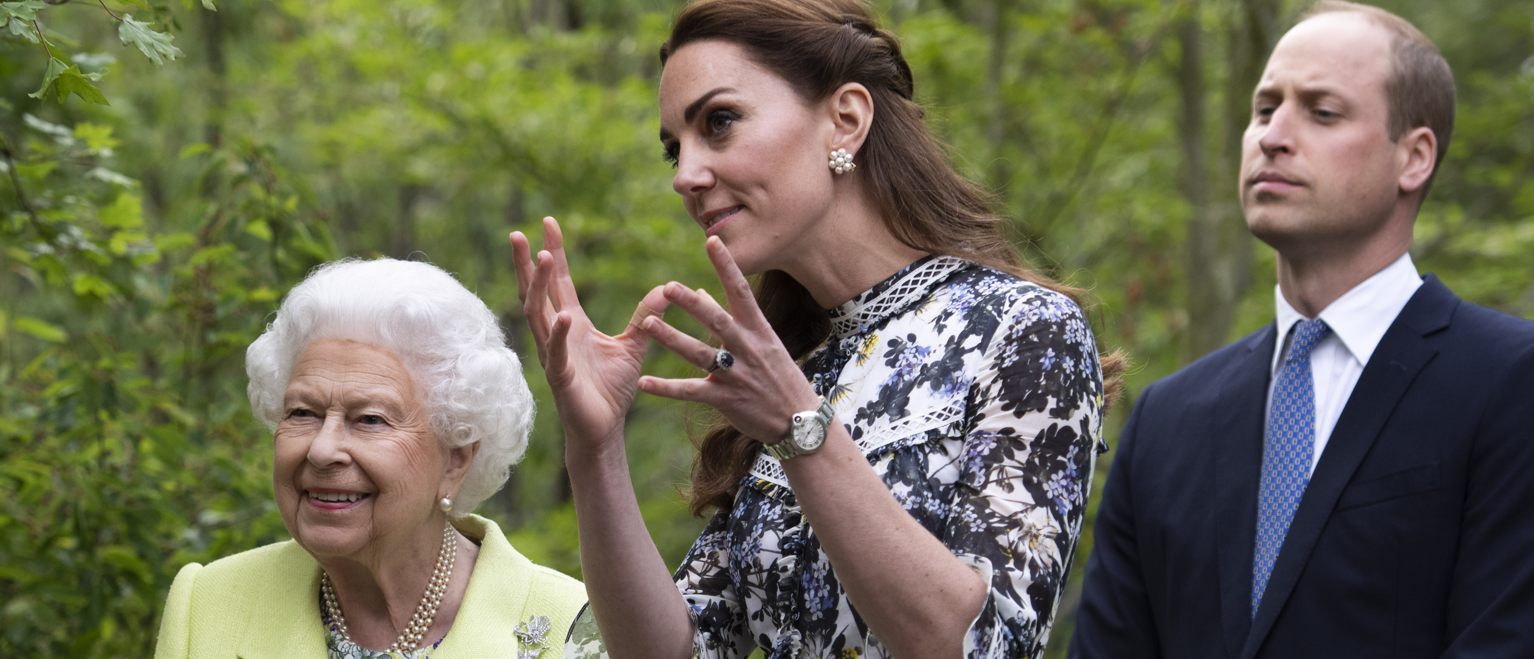 Kate Middleton fait sensation dans une longue robe fleurie